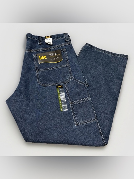 Lee | Jeans | Lee Mens Loose Fit Straight Leg Carpenter Jeans Workwear ...